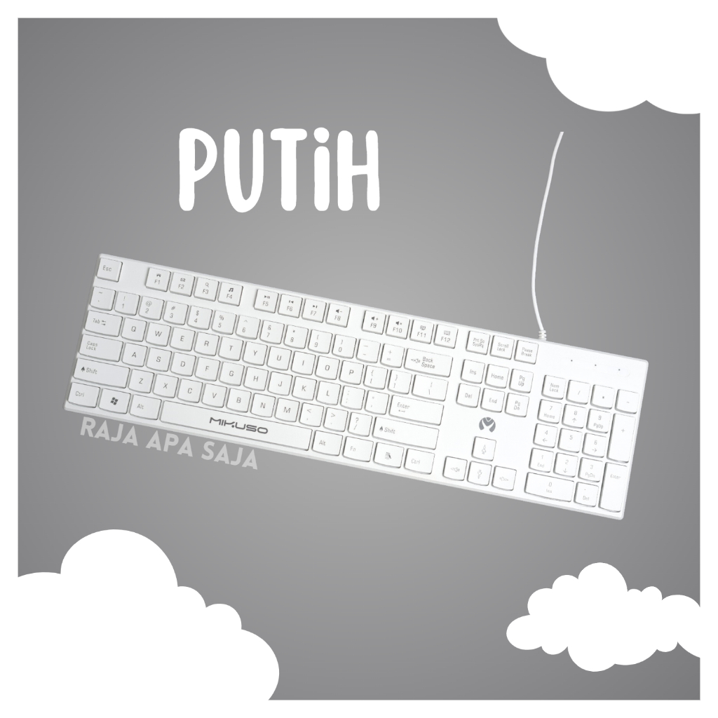 Jual Keyboard Laptop Komputer Kabel USB Keybord Kiboard Kibord PC ...