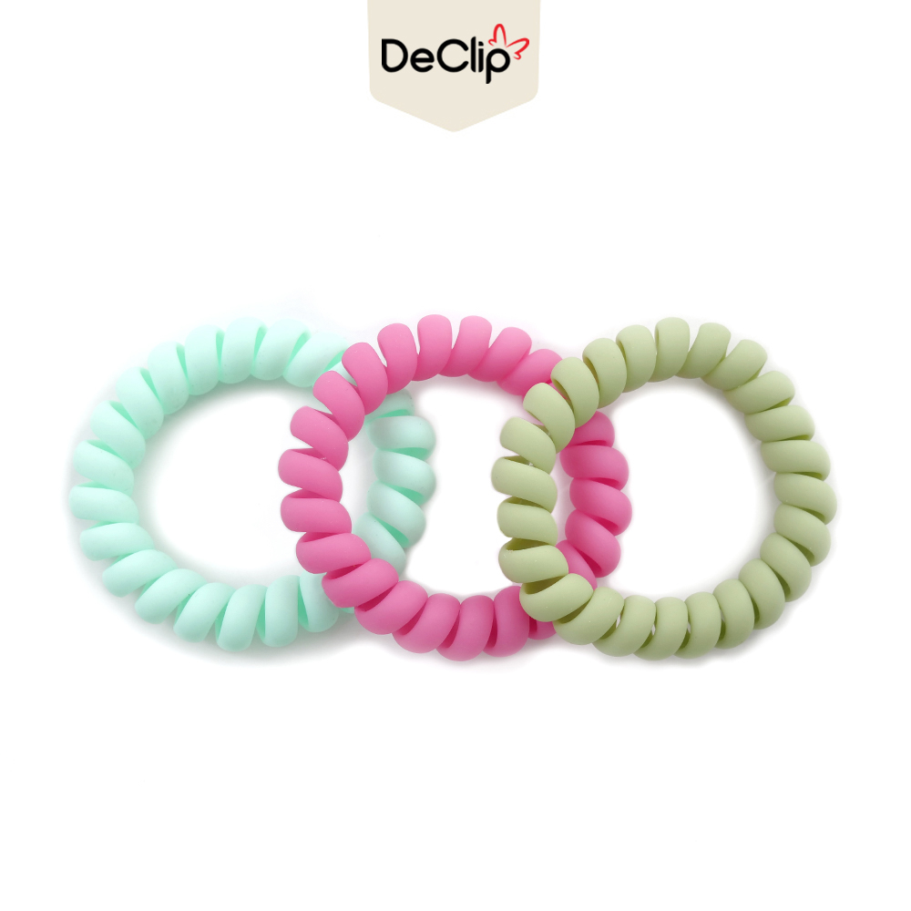 Jual DeClip Hairlastic Twist Ikat Rambut Kabel Clover Series | Shopee ...