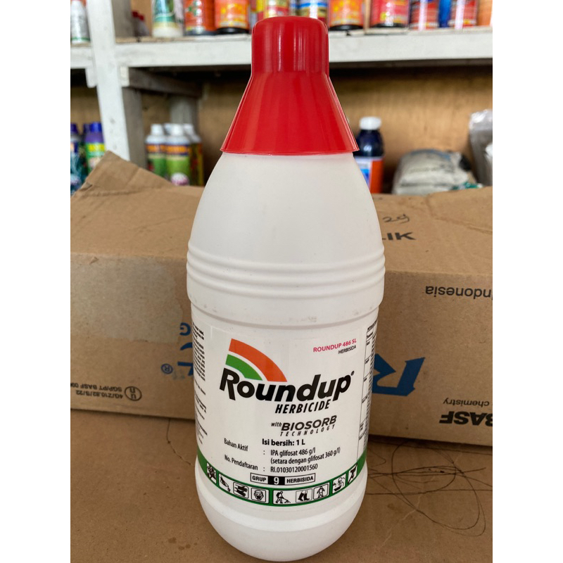 Jual Roundup 480 SL 1 Liter Herbisida Obat Pembasmi Rumput Sistemik ...