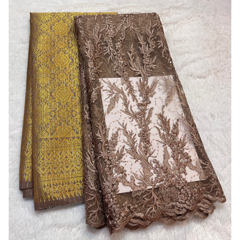 Jual Set/Paket Kain Bridesmaid Tile Payet & Songket semi palembang ...