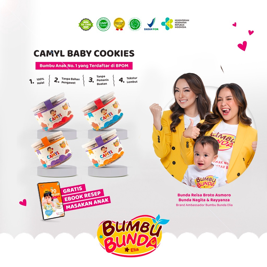 Jual Bumbu Bunda Elia CAMYL Cookies / Cemilan MPASI / Snack Bayi ...