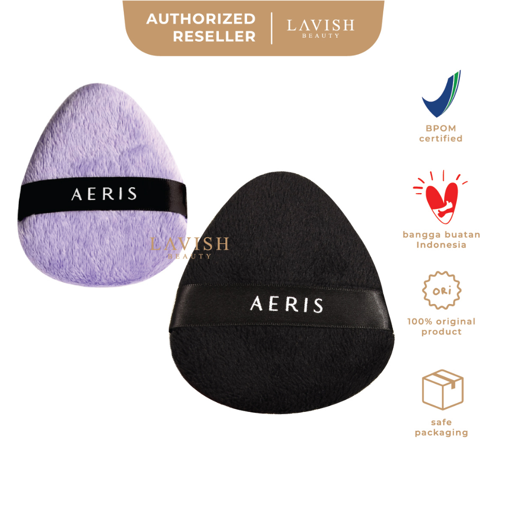 Jual AERIS BEAUTE Triple Duty Powder Puff | Shopee Indonesia