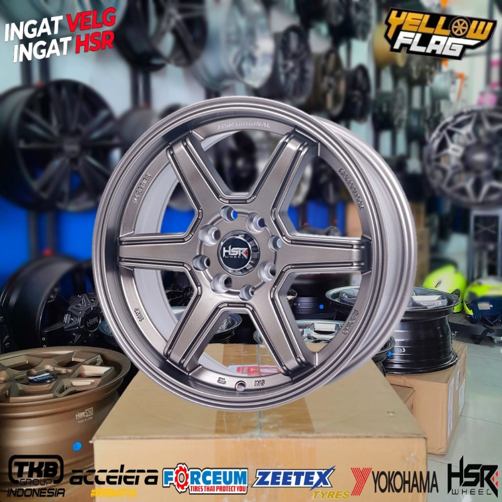 Jual velg ring 16 hsr minas Racing Look R16x7 Velg Mobil Fiesta Mazda2 ...