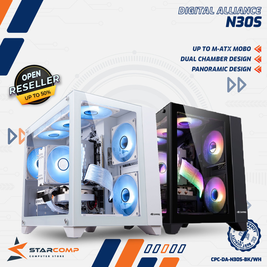 Jual Digital Alliance Gaming Chassis N30S V2 Type C Gaming Case DA N30S ...