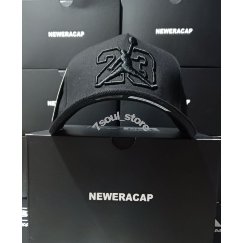 Jual Jumpman 23 Black On Balck / Topi Premium | Shopee Indonesia