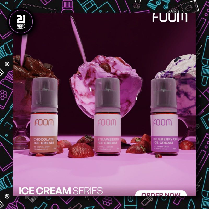 Jual FOOM ICE CREAM SERIES SALTNIC | Shopee Indonesia