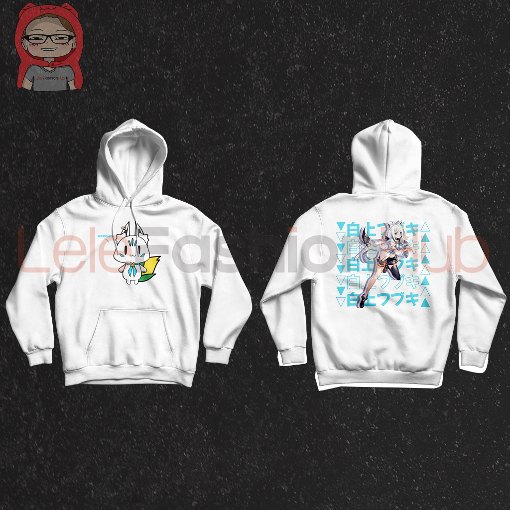 Jual [Hololive] Hoodie Anime Hololive Shirakami Fubuki - Putih | Shopee ...