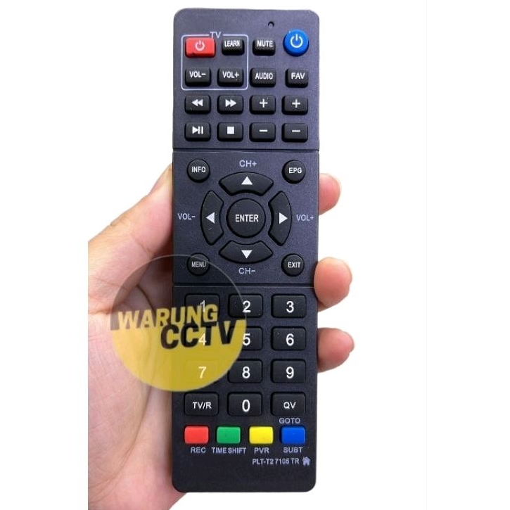 Jual REMOTE SET TOP BOX POLYTRON langsung pakai tanpa setting program ...
