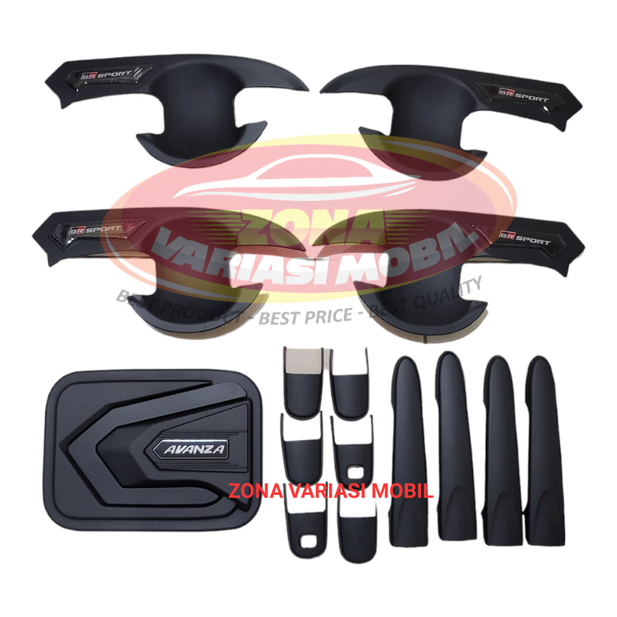 Jual Paket Cover Handle + Outer + Tank All New Avanza Veloz full Hitam GR Sport Line 2012 2013 ...