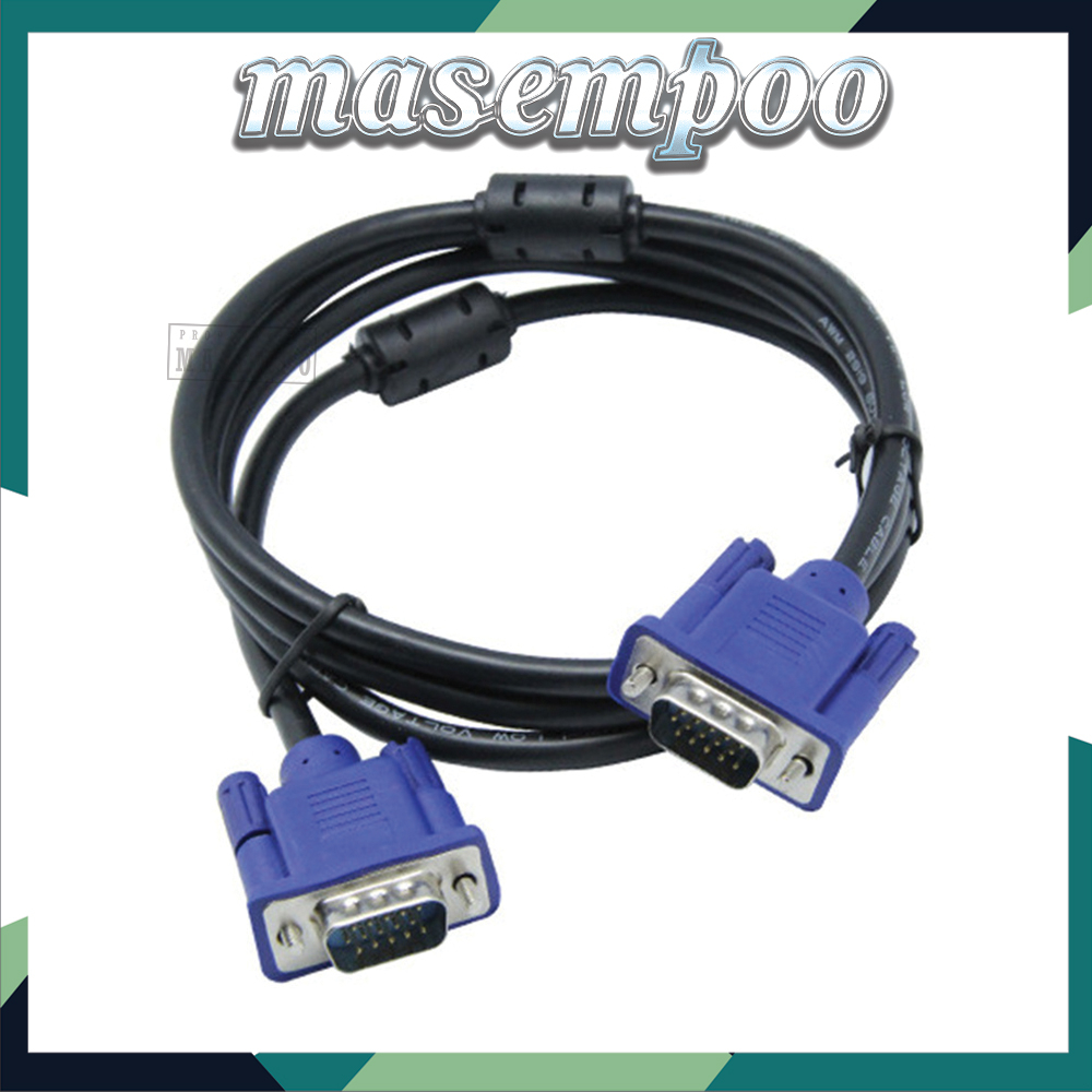 Jual KABEL VGA To VGA 3 Meter 5 M 10 Meter Male to Male | Shopee Indonesia