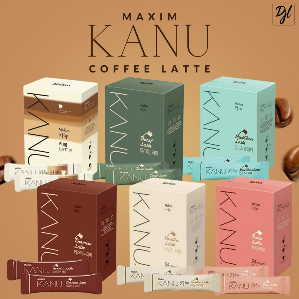 Jual Maxim Kanu Coffee Latte Bubuk Kopi Krimer Instant Siap Saji Import ...