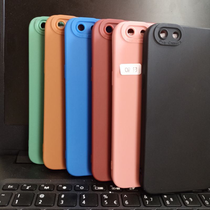 Jual SOFTCASE MACARON OPPO F3 OPP F1S OPPO A59 CASE PRO CAMERA SLIKON ...