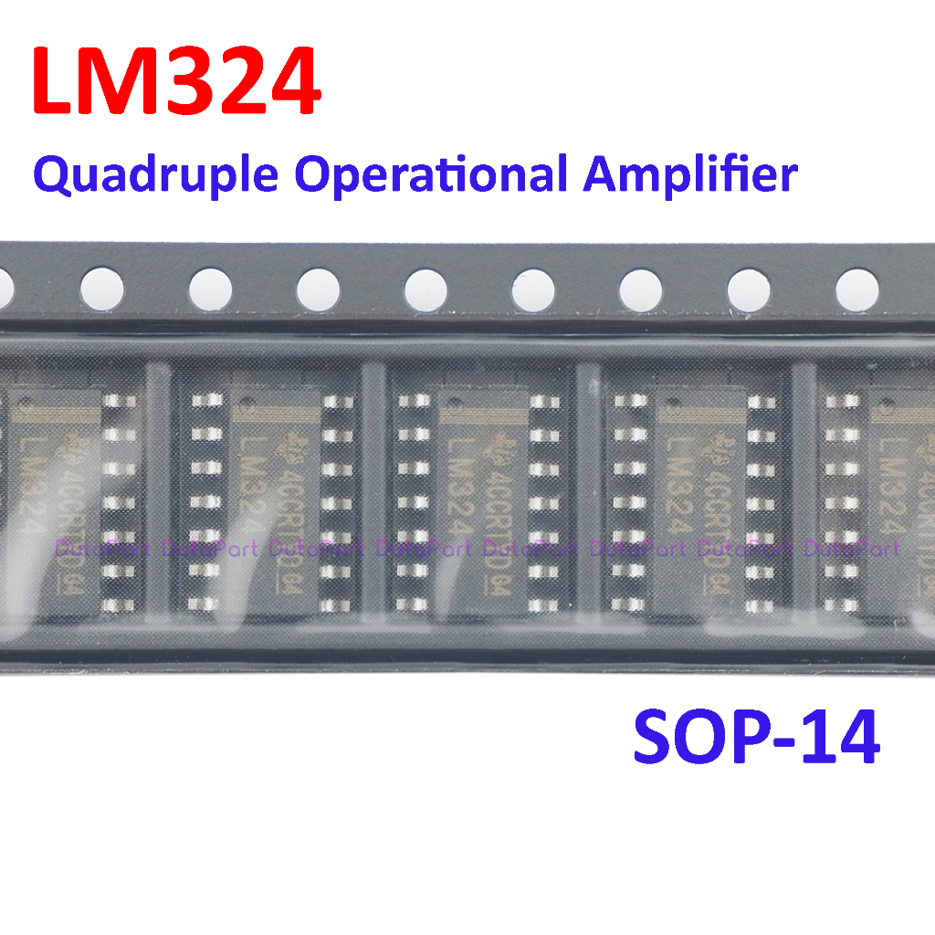 Jual LM324 LM324DR LM324DT Quadruple Operational Amplifier SMD IC SOP ...