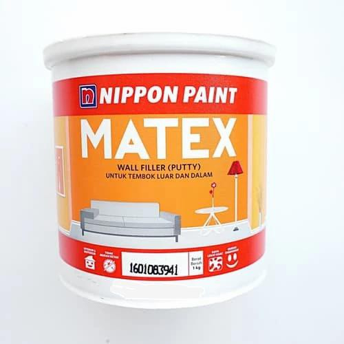 Jual MATEX PUTTY Plamir 1kg / Wall Filler / Dempul Tembok Nippon Paint | Shopee Indonesia