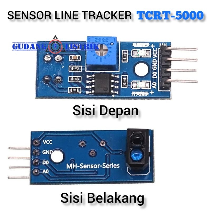 Jual TCRT-5000 IR Sensor Line Tracker Line Follower Infrared Inframerah Arduino | Shopee Indonesia