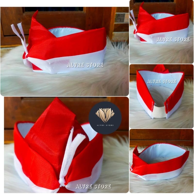 Jual Ikat Kepala Blangko Bandana Merah Putih Head Band Topi Blangkon ...