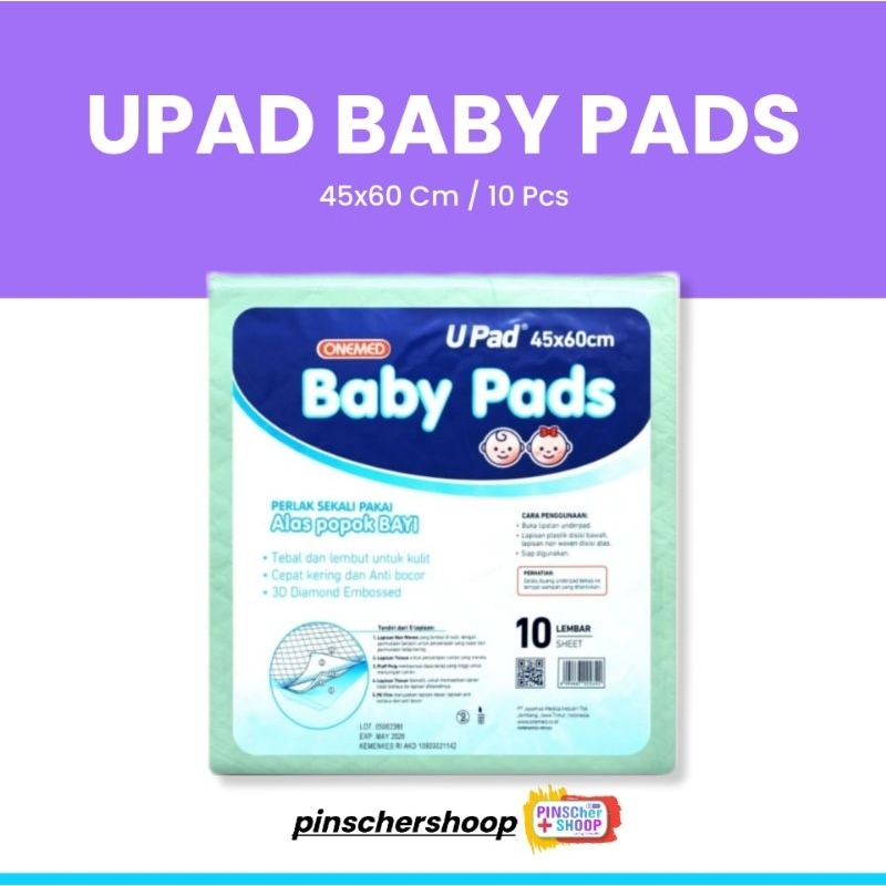 Jual Underpad Baby Pads 45 x 60 cm Alas Popok Bayi Onemed Isi 10 ...