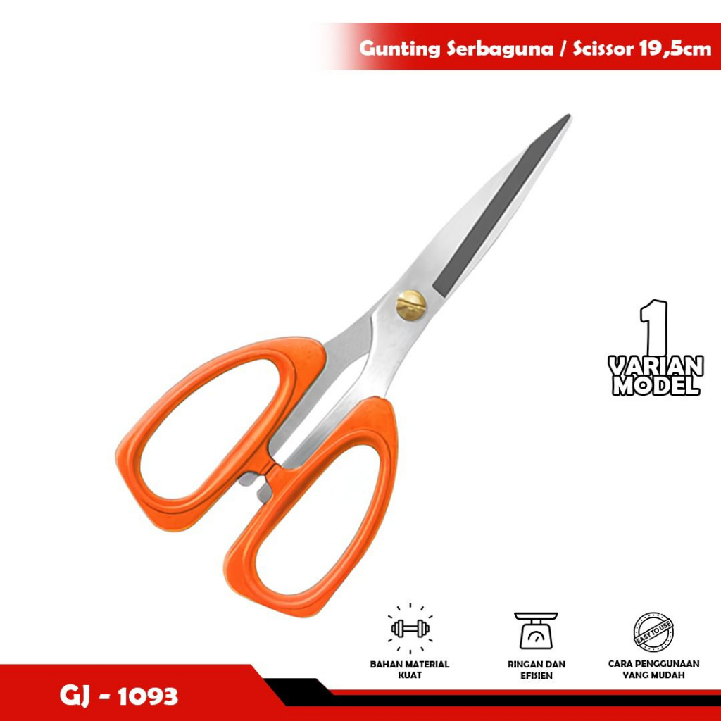 Jual CUCI GUDANG GUNTING YS2101 DAPUR - GUNTING KERTAS Scissor-19.5CM ...