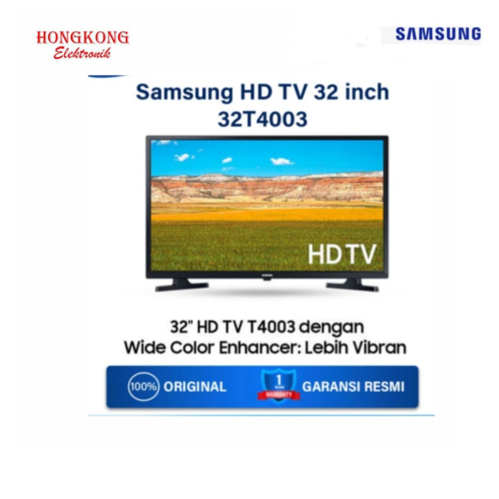 Jual Samsung tv 32 inch 32T4003 LED TV 32 Inch Digital TV | Shopee ...