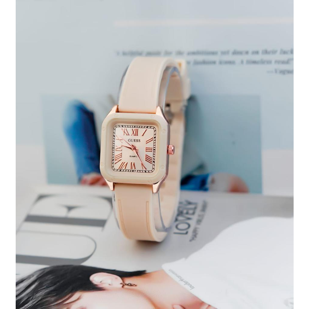 Jual WBS Jam Tangan Quartz Strap PU Analog Casual Gaya Retro Wanita ...