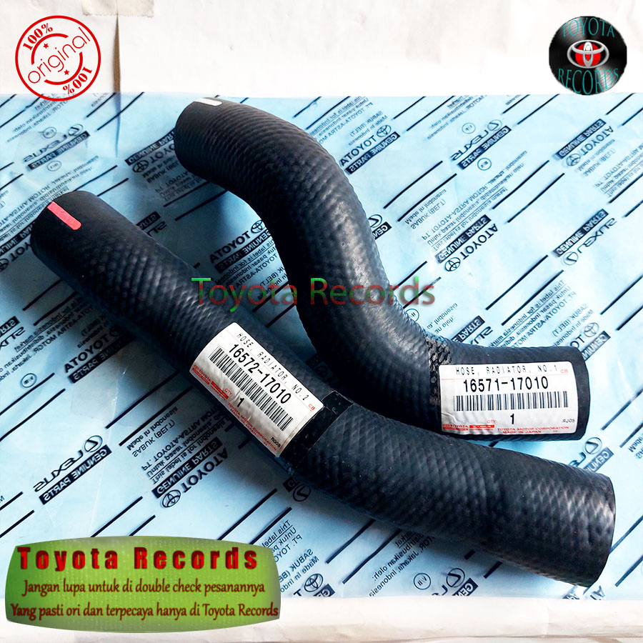 Jual Selang Radiator Atas-Bawah Land Cruiser VX80 Original Toyota 16571 ...