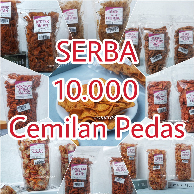 Jual Serba Sepuluh Ribu Cemilan Pedas | Snack Kiloan | Jajanan ...