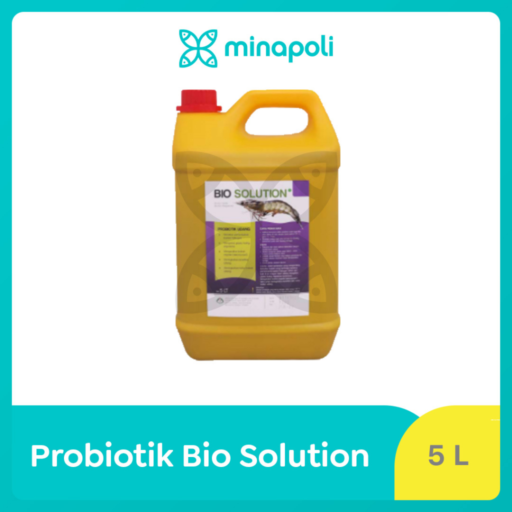 Jual Probiotik Udang dan Ikan Bio Solution Kemasan 5 Liter | Shopee ...