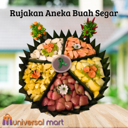 Jual Rujak Tampah Aneka Buah Segar Porsi 10 Orang | Shopee Indonesia