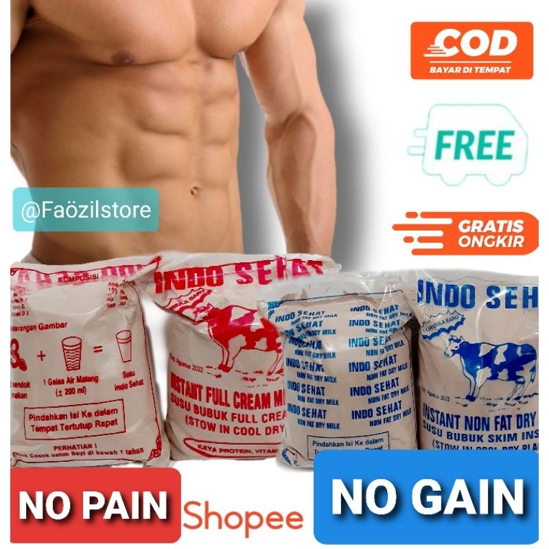Jual susu indo sehat (bulking/gemuk) original 100% | Shopee Indonesia