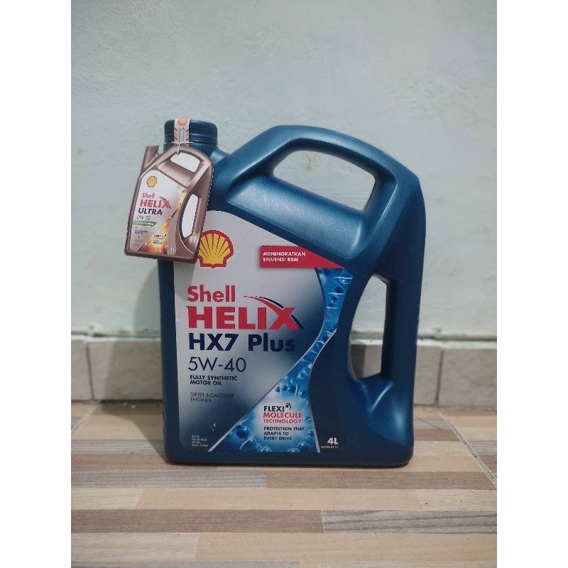 Jual OLI SHELL HX7 (API SN PLUS, API SN, ACEA A3/B4)FULLY SYNTHETIC ...