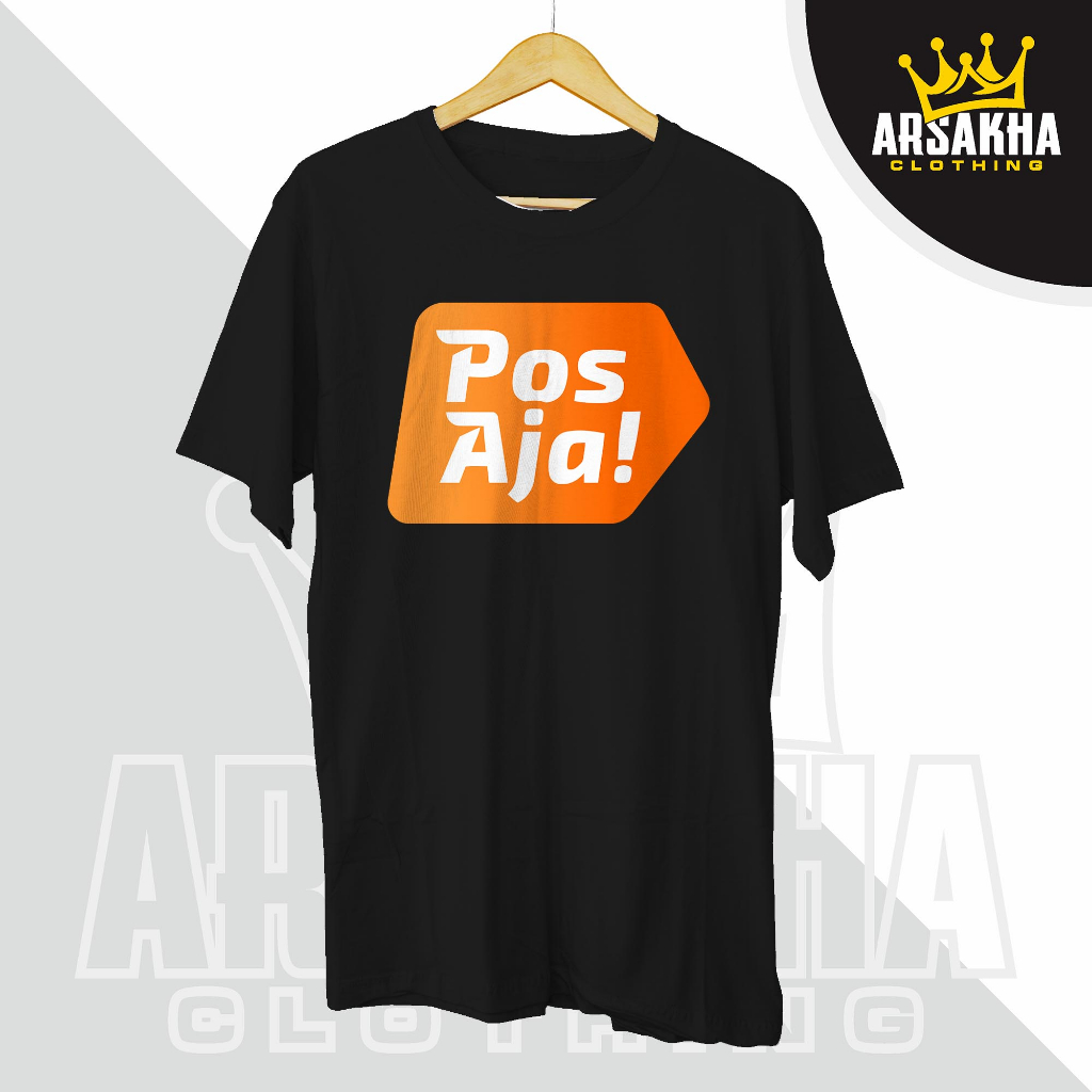 Jual Kaos Pos Indonesia Pos Aja Terbaru Baju Distro Katun Combed 30s by ...