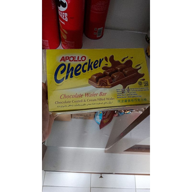Jual Apollo Checkers / chocolate wafer bar isi 24pcs | Shopee Indonesia