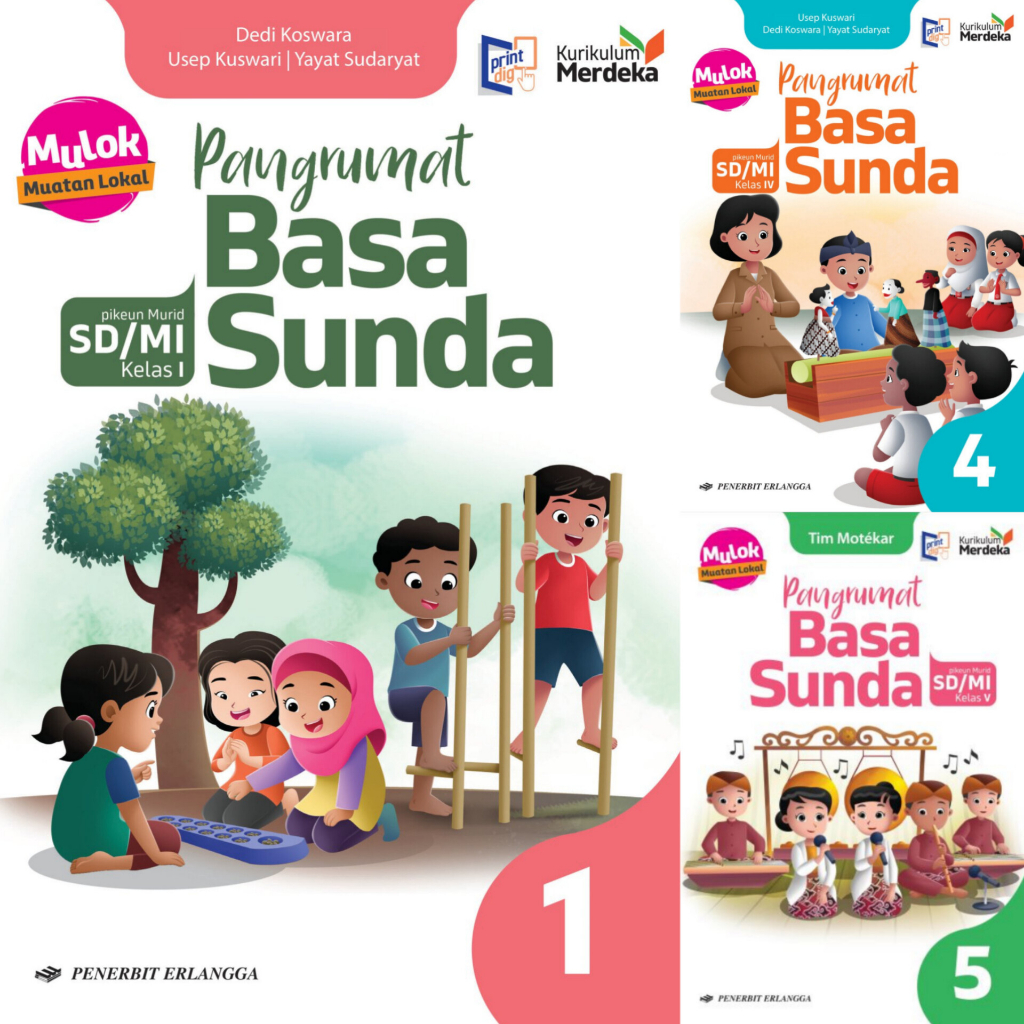 Jual BUKU PANGRUMAT BASA SUNDA UNTUK SD/MI KURIKULUM MERDEKA PENERBIT ERLANGGA | Shopee Indonesia