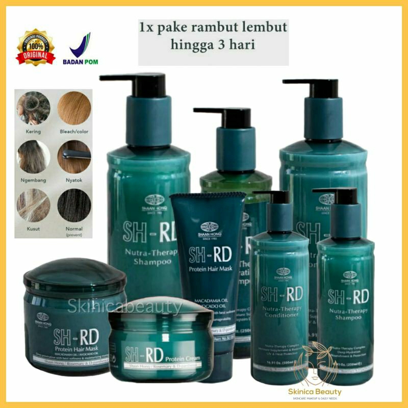 Jual SHRD Protein Cream Protein Hair Mask Nutra Therapy Collagen ...