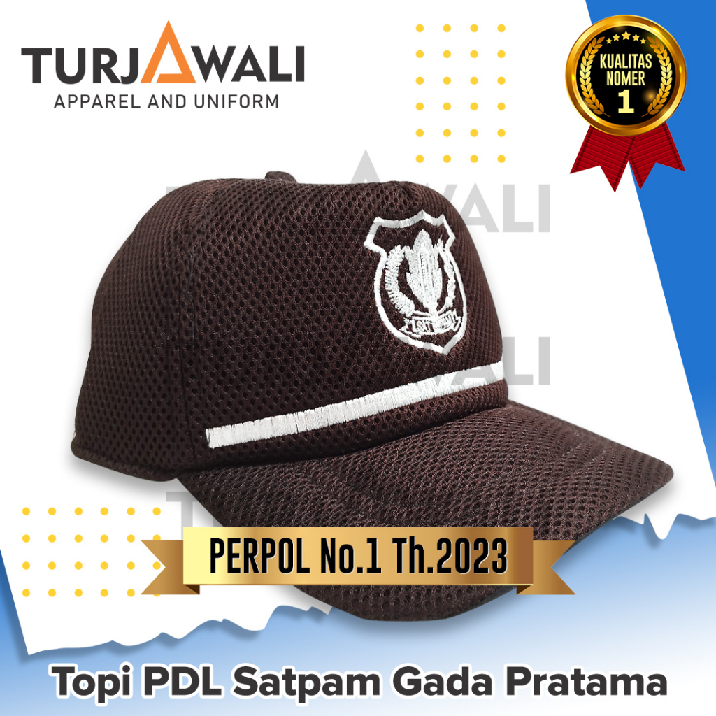 Jual Topi Jaring Satpam Security / Topi PDL Satpam / Topi Jaring Satpam ...