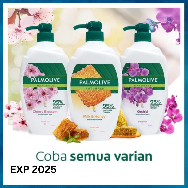 Jual Sabun Mandi Palmolive Orchid,Cherry Blossom, Milk & Honey 1 L ...