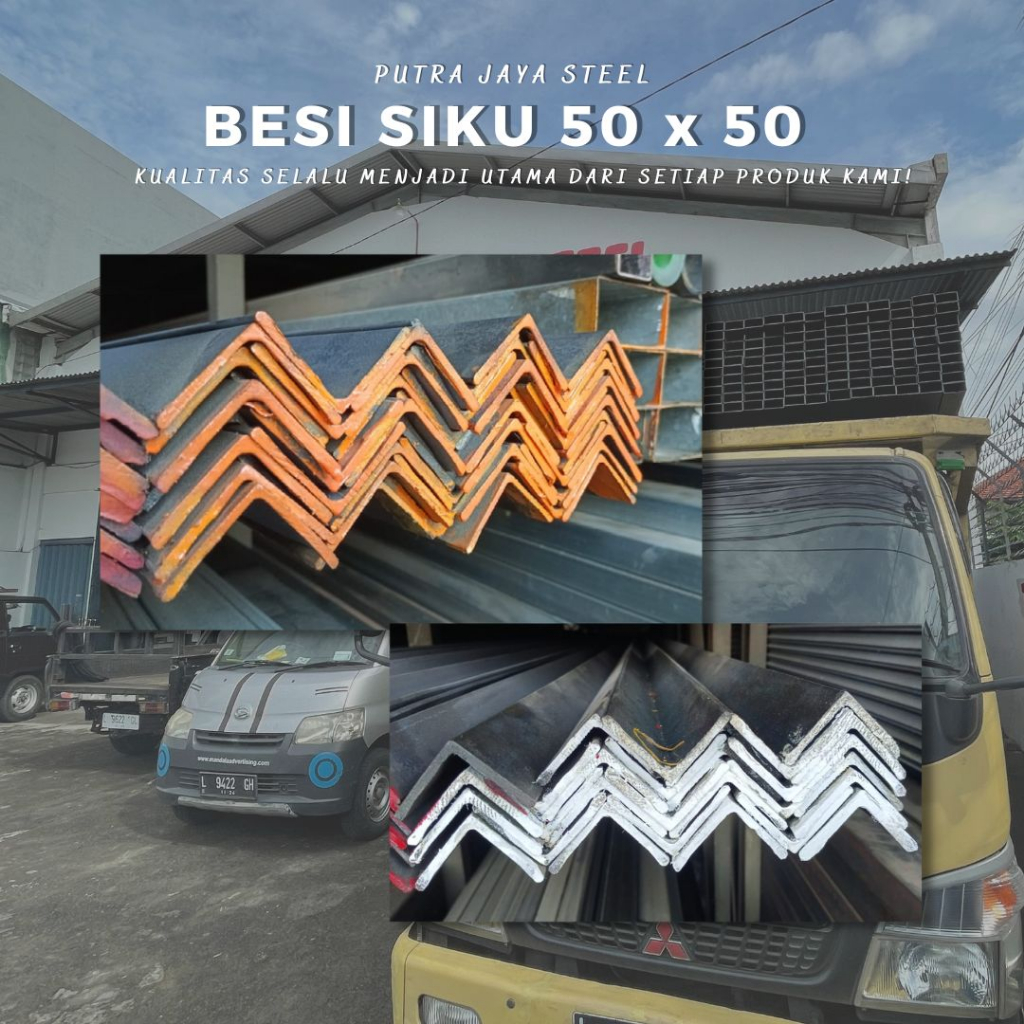 Jual BESI SIKU 50/50 (5 CM x 5 CM) BERBAGAI MACAM KETEBALAN | Shopee ...