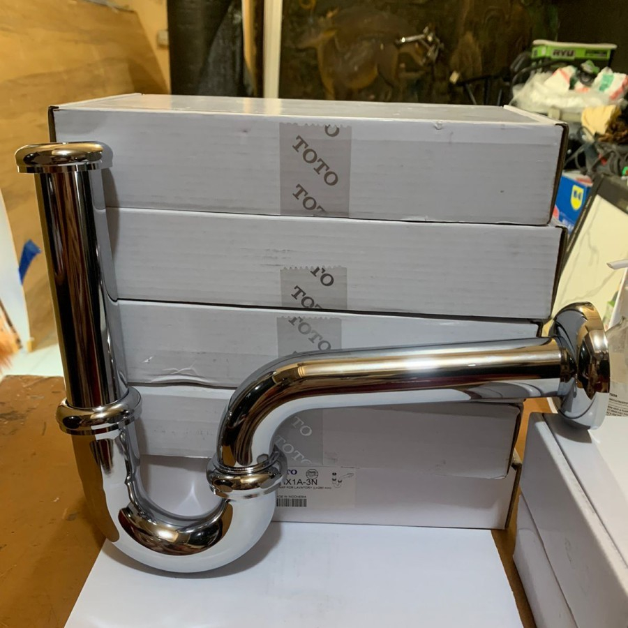 Jual Siphon Wastafel TOTO THX 1A - 3N (P Trap For Lavatory) | Shopee ...