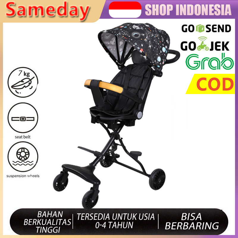 Jual FLYBB Magic Stroler Bayi Lipat Travelling Sepeda Anak Newborn to 5 ...