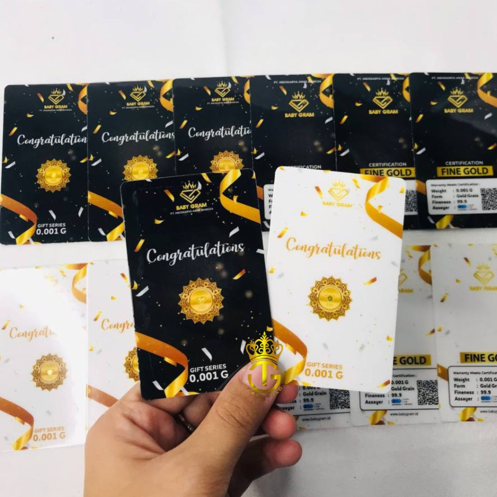 Jual BABYGRAM GIFT SERIES CONGRATULATIONS 0,001 GRAM LOGAM MULIA 24 ...