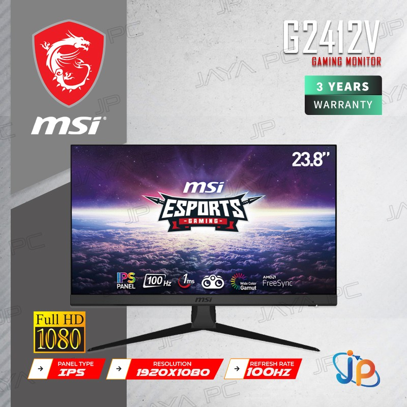 Jual Monitor MSI LED IPS Gaming Optix G2412V - Full HD 24" Inch ...
