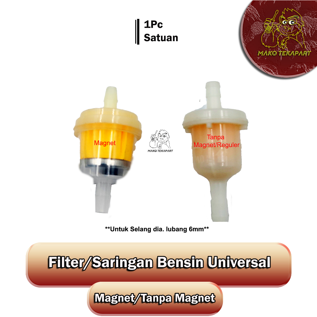 Jual [Satuan] FILTER BENSIN / SARINGAN BENSIN UNIVERSAL / MAGNET ...