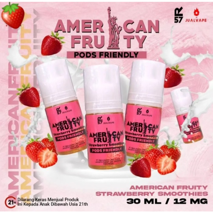 Jual LIQUID AMERICAN FRUITY STRAWBERRY PODS FRIENDLY 30ML BY HERO57 ORI ...