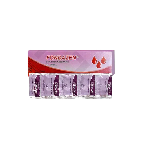 Jual FONDAZEN 10 KAPLET VITAMIN PENAMBAH DARAH ANEMIA KEKURANGAN ZAT ...
