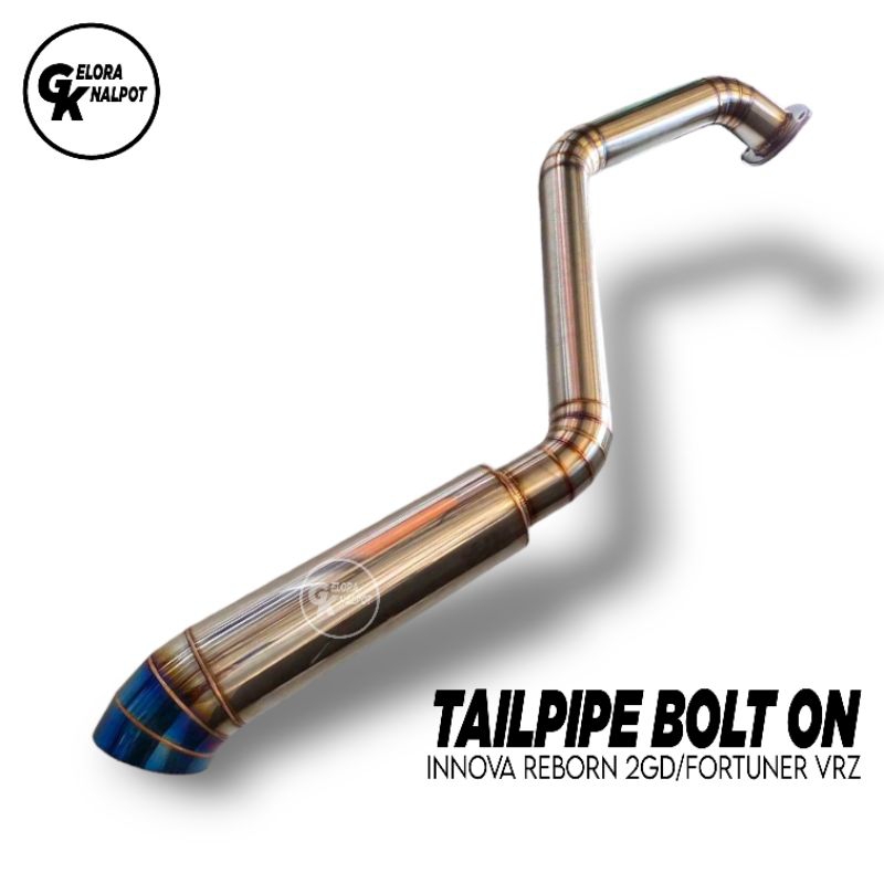 Jual Bolt On Tailpipe Knalpot Mobil Innova Reborn 2GD/Fortuner VRZ ...
