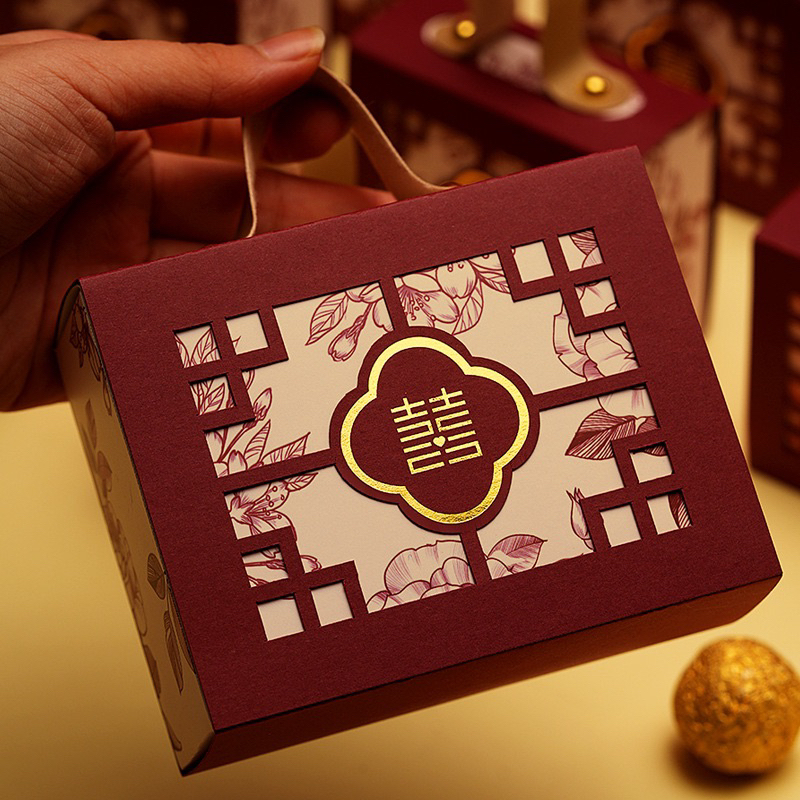 Jual 10PCS - Kotak souvenir tas jinjing pernikahan wedding sangjit ...