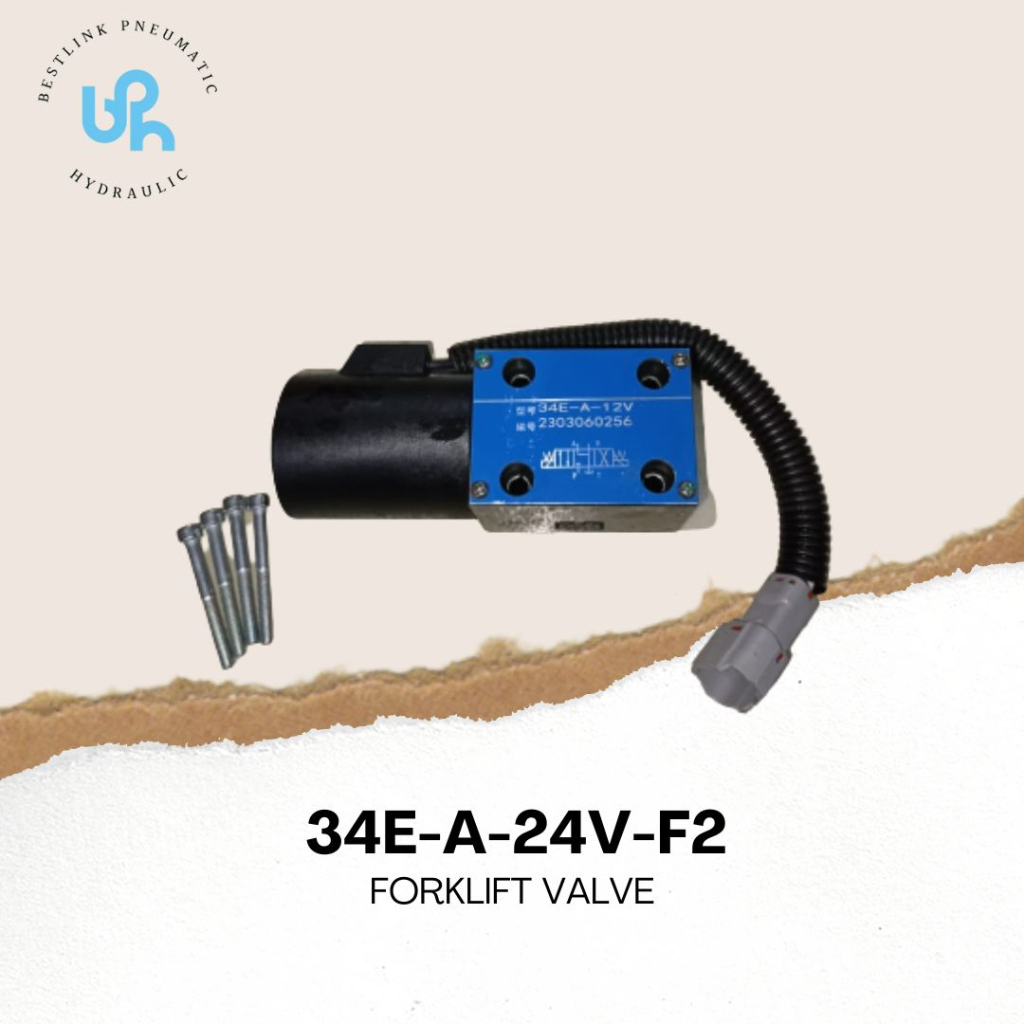 Jual FORKLIFT SOLENOID VALVE 34E-A-24V-F2 / 34E-A-12V-F2 | Shopee Indonesia
