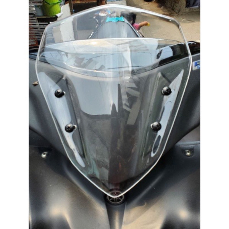 Jual VISOR AEROX OLD AEROX NEW MODEL STANDAR HITAM TRANSPARAN ICE BLUE ...