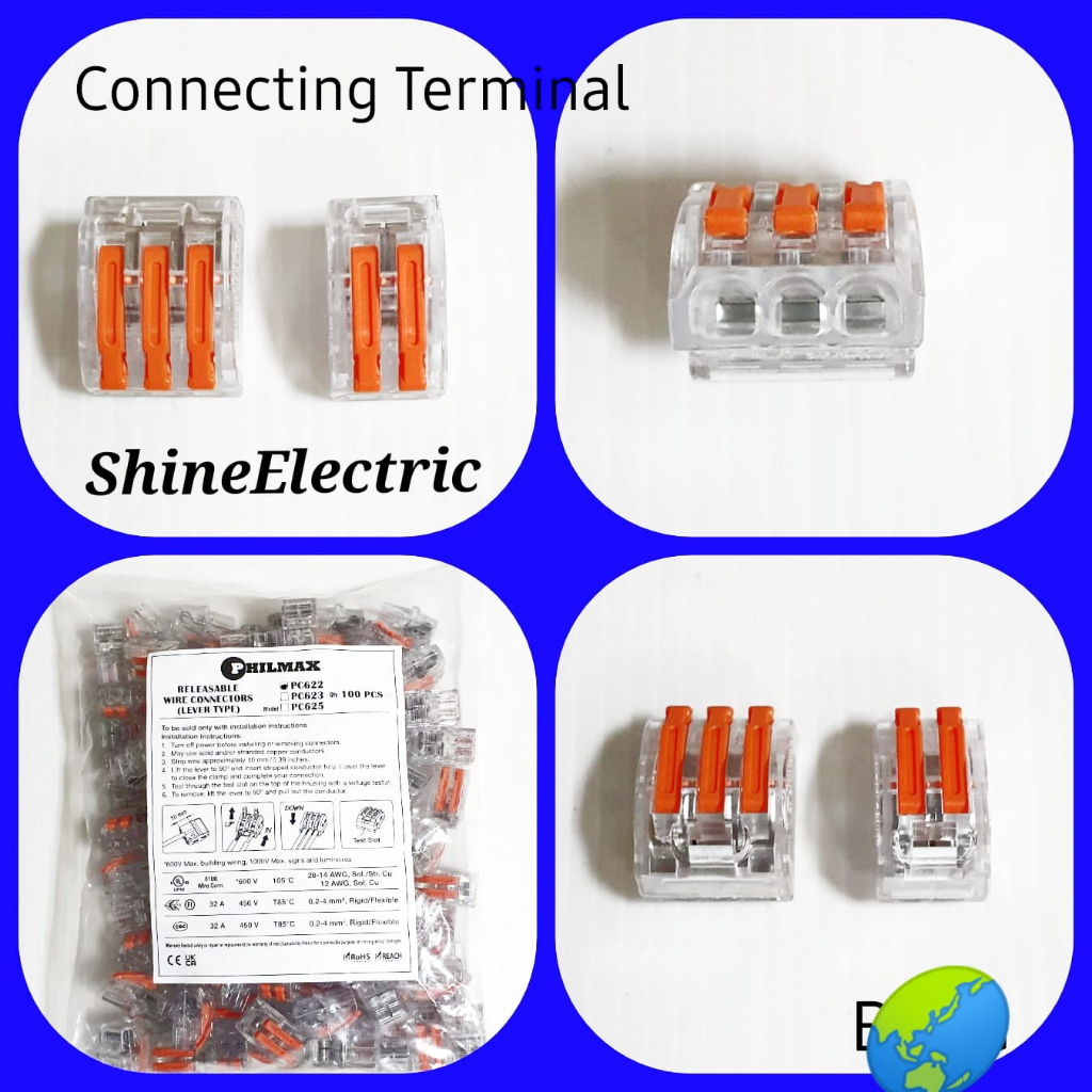 Jual Connector Cable Terminal 2 pin 3 pin Konektor Kabel 2pin 3pin ...