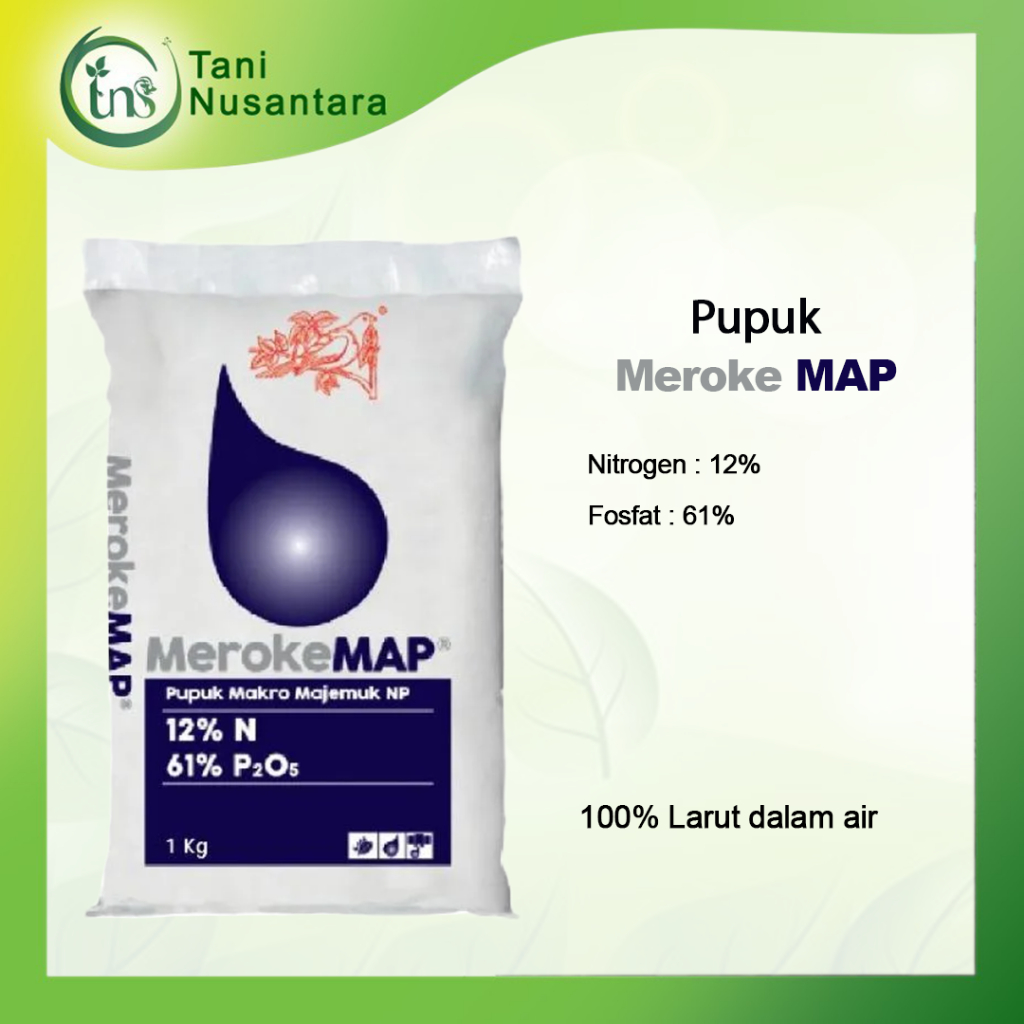 Jual Pupuk Meroke MAP 1kg - Nutrisi Fosfor Tinggi untuk Tanaman Subur ...